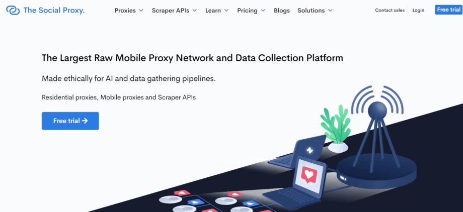 Social Proxy: 4G and 5G Proxy Solutions – ProxyMaps